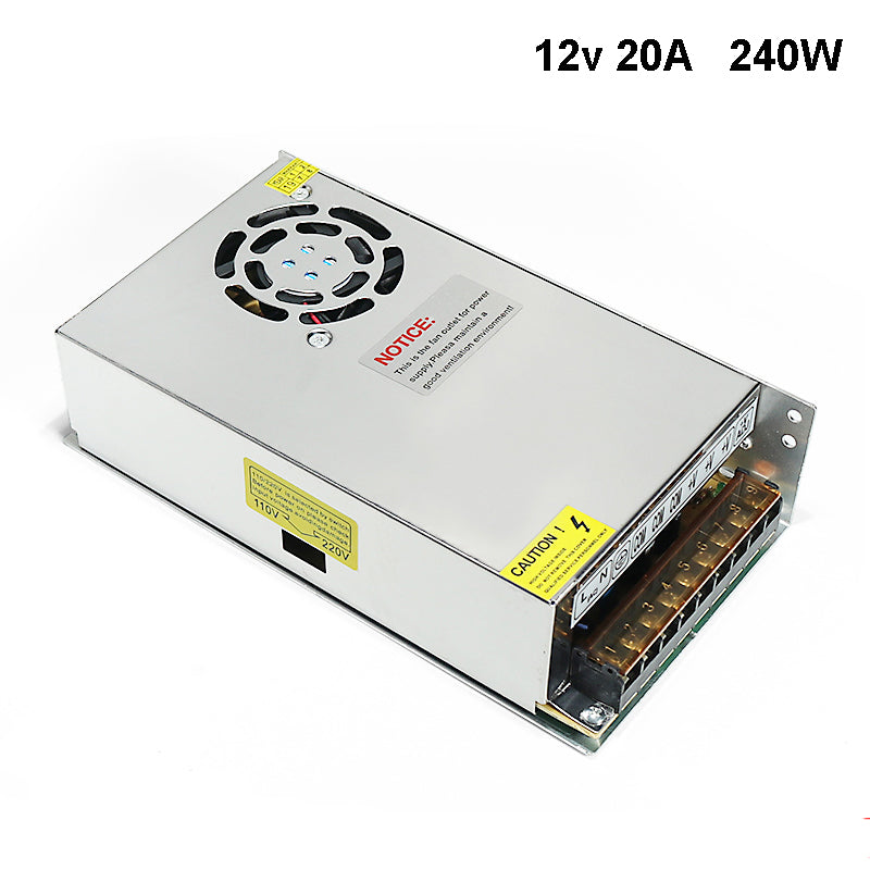 iCreating 12V 20A DC Universal Regulated Switching Power Supply 240W f