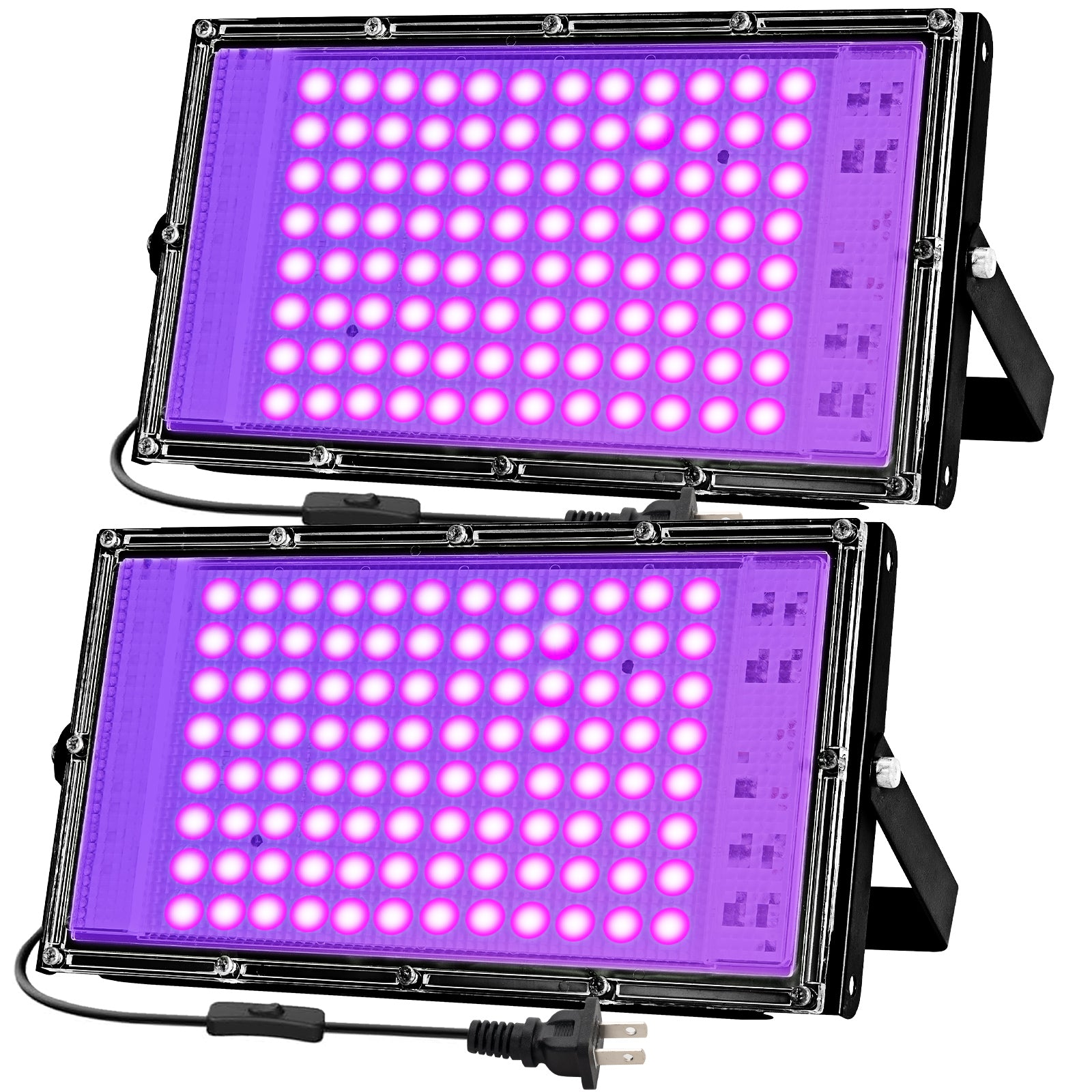 100W Black Lights for Glow Party - Indoor Large High Power Black Light