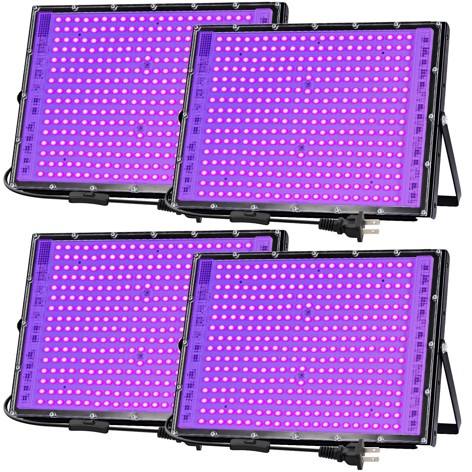 300W Black Light Flood Light, High Power 395nm UV Blacklight, Indoor O