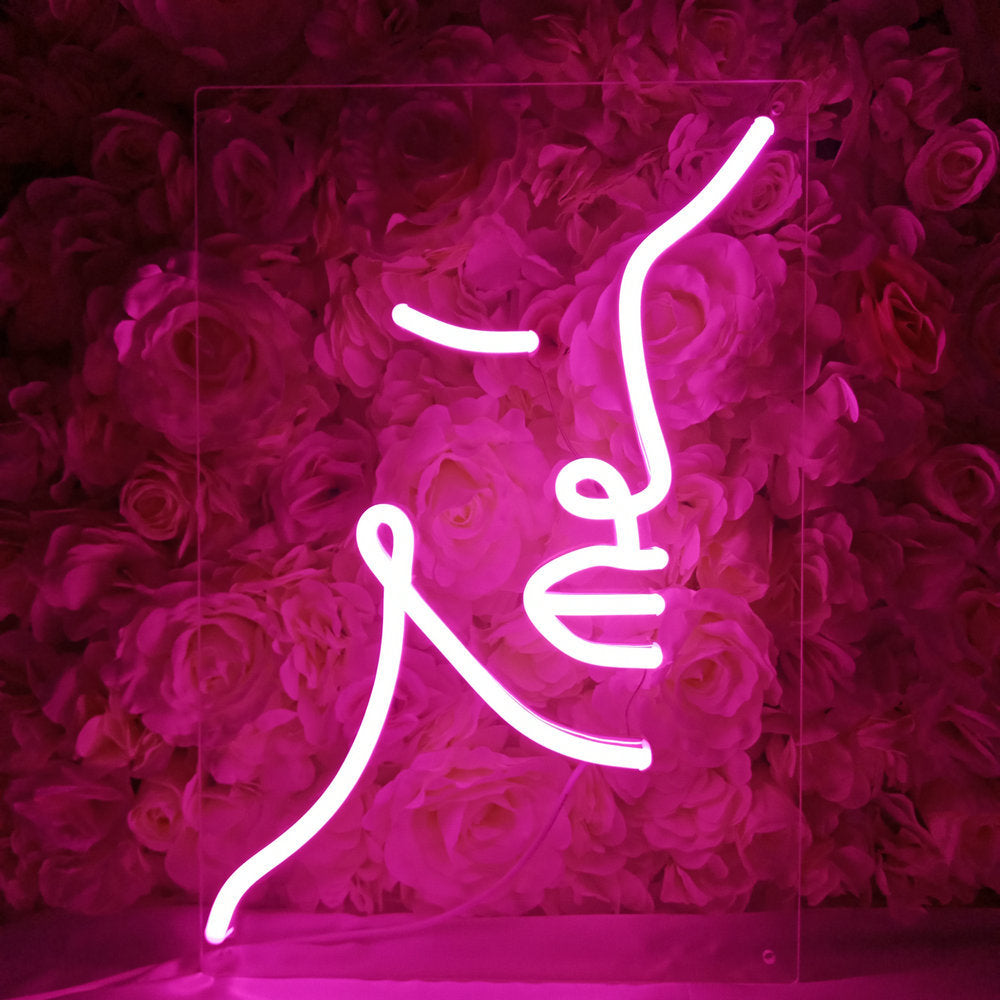 Beauty Lady Face Neon Sign