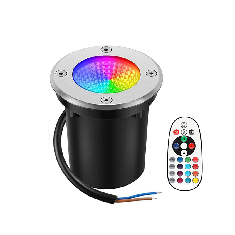 RGB Low Voltage Well Lights, 10W RGB LED Landscape Well Lights Low Vol